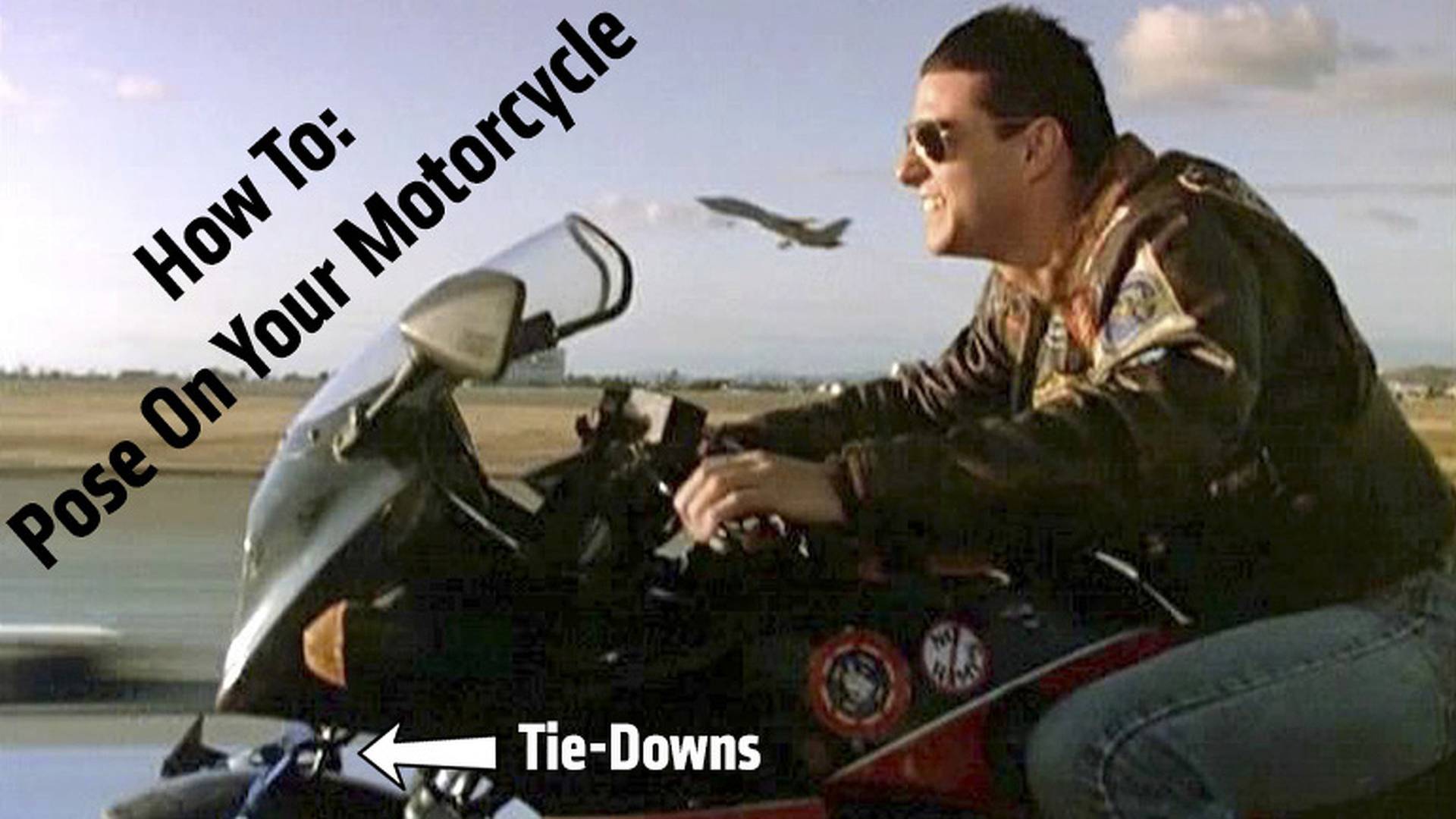 How To Pose Next To A Motorcycle