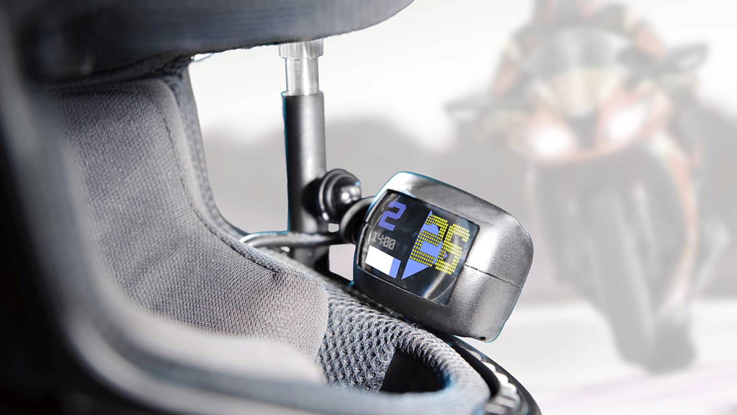 First Look: Bike HUD - Motorcycle Helmet Heads-Up Display