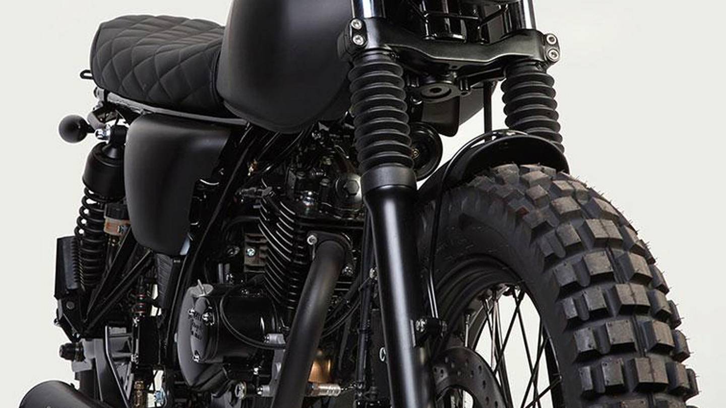 Mutt Motorcycles' Fat Sabbath 125 - None More Black