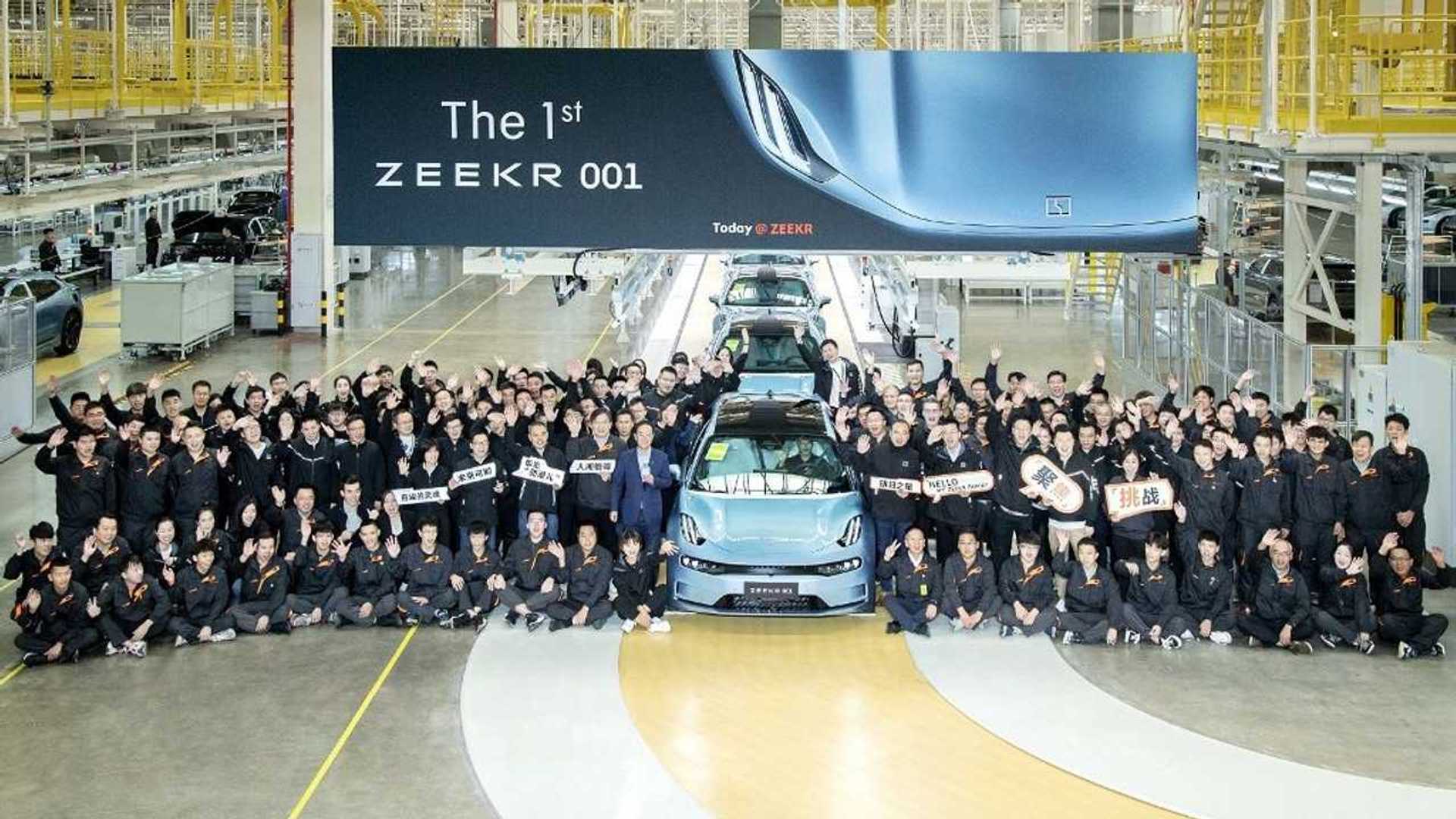 Mobil Listrik Zeekr 001 Mulai Diproduksi di Cina