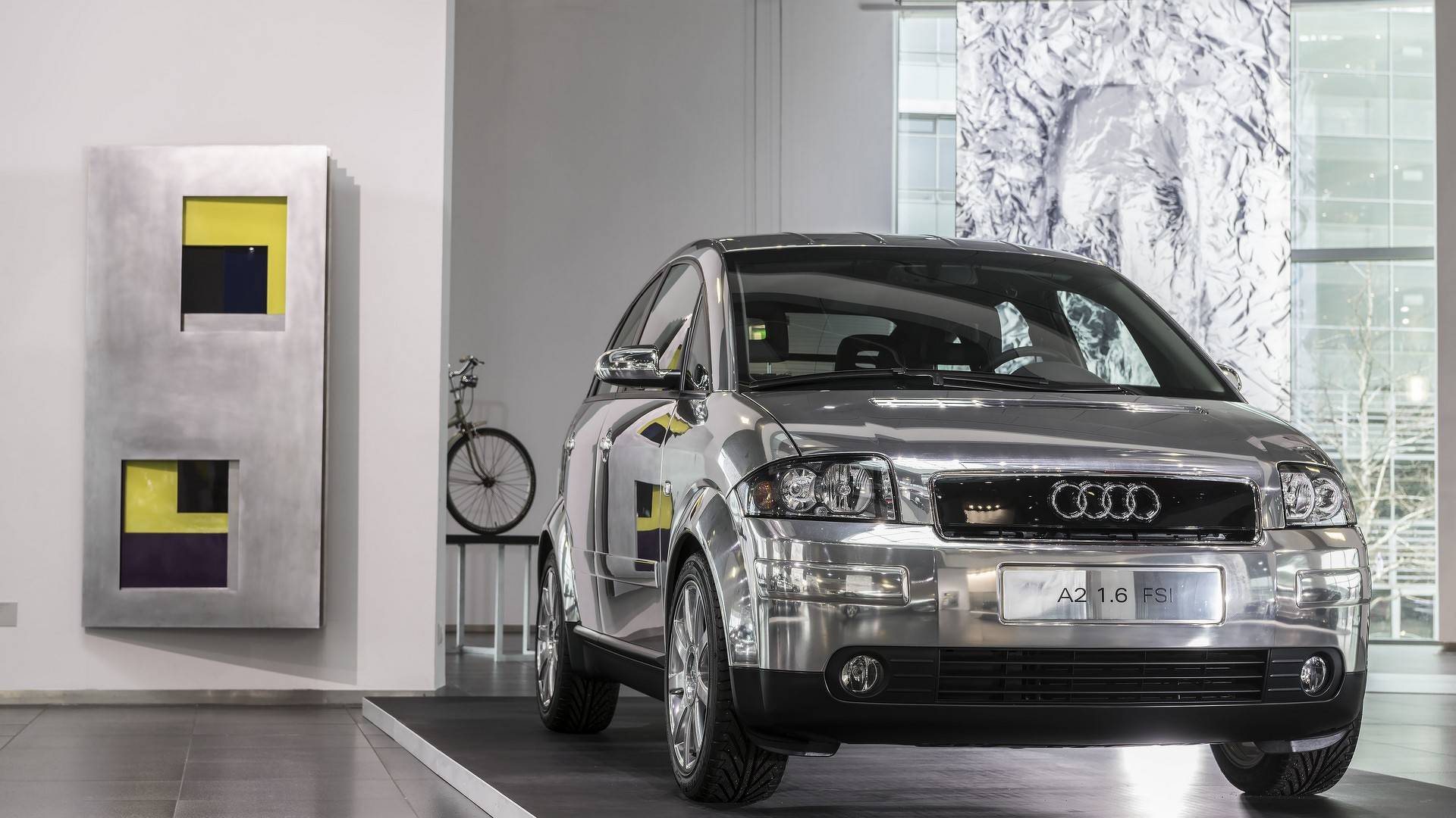 Audi expose ses modèles en aluminium