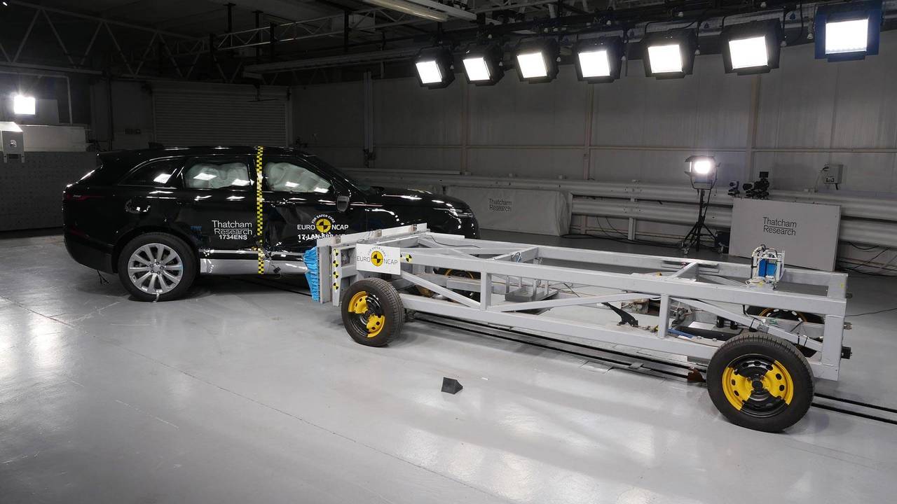 Le Range Rover Velar réussit son crash-test
