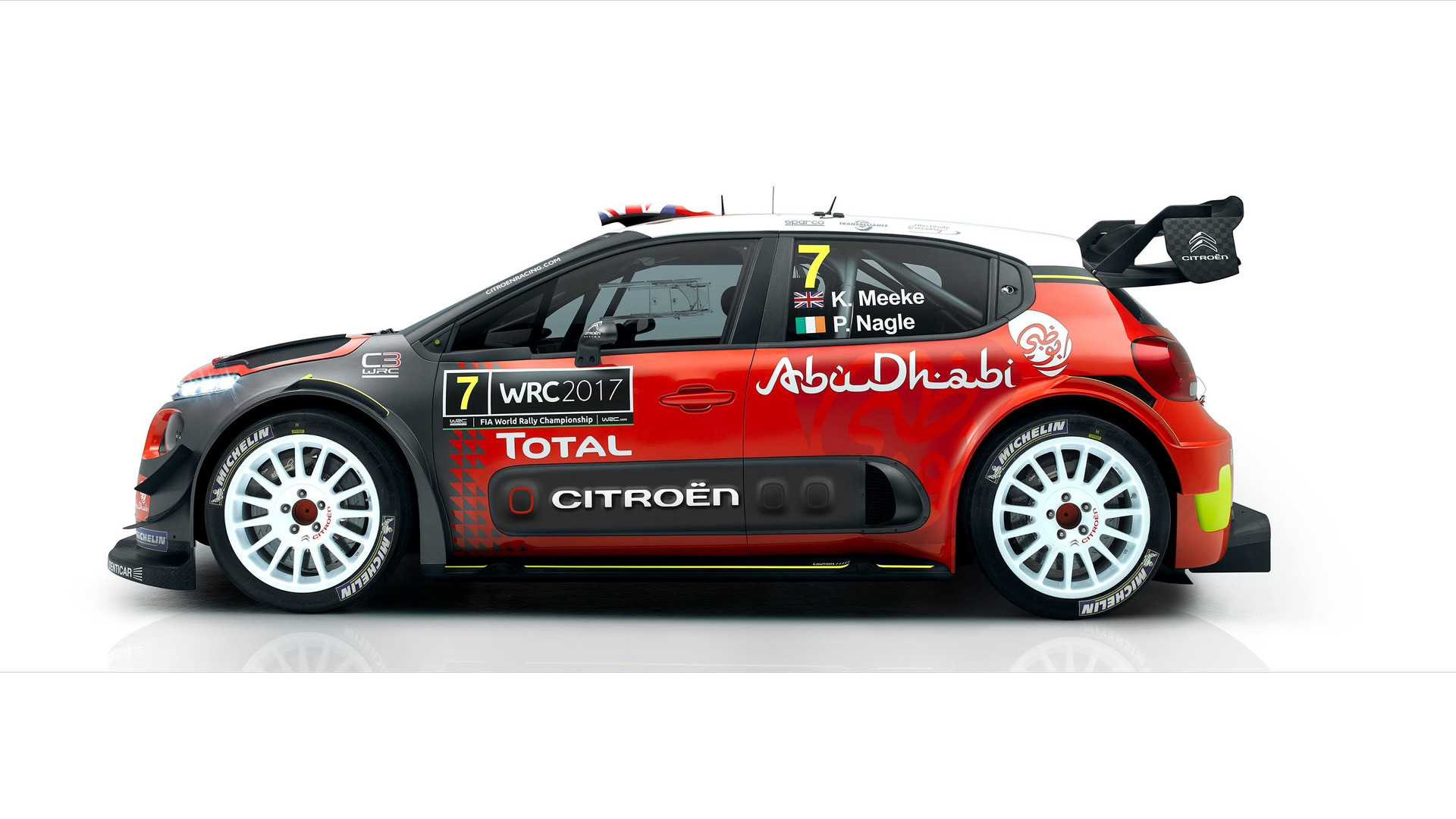 Citroën C3 WRC, para o Mundial de Rali, aparece em Abu Dhabi