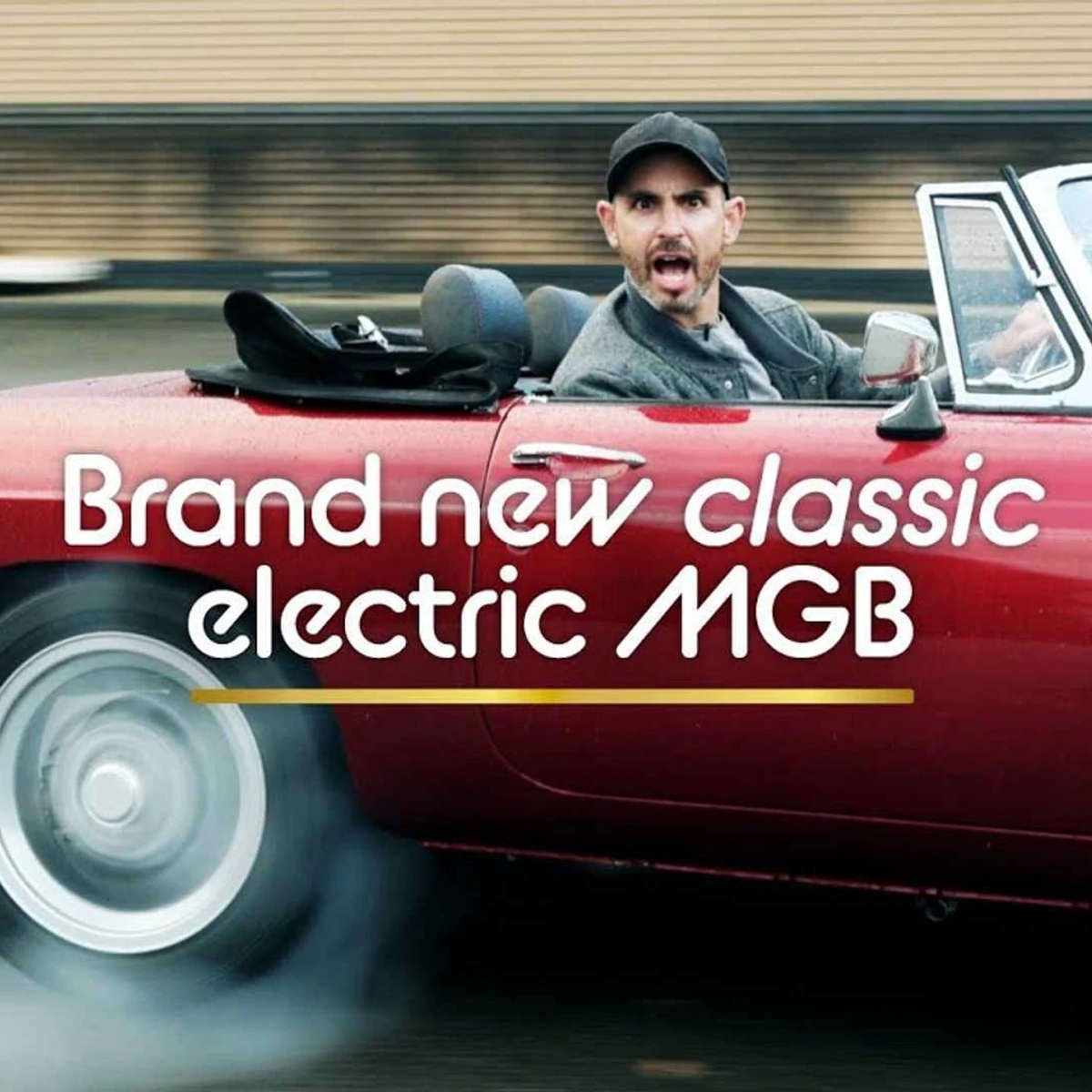 Jonny Smith Drives The Classic MGB Converted To Run On Electricity