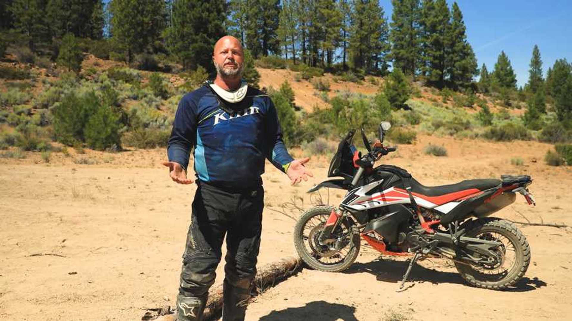 Watch This Guy Teach You How To Bounce Your Adventure Bike