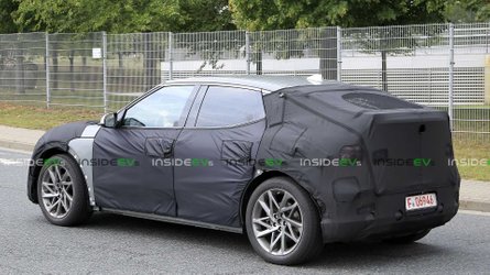 Genesis JW EV Snapped Still Testing Under Full-Body Camouflage