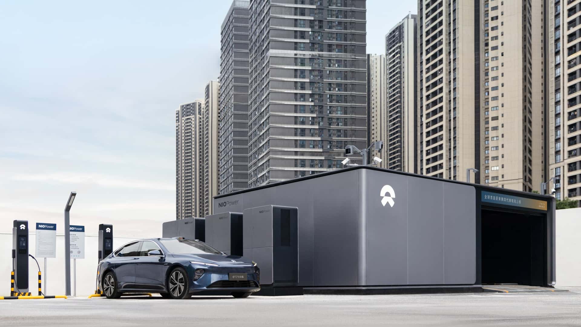 NIO usa l'intelligenza artificiale per migliorare il battery swap