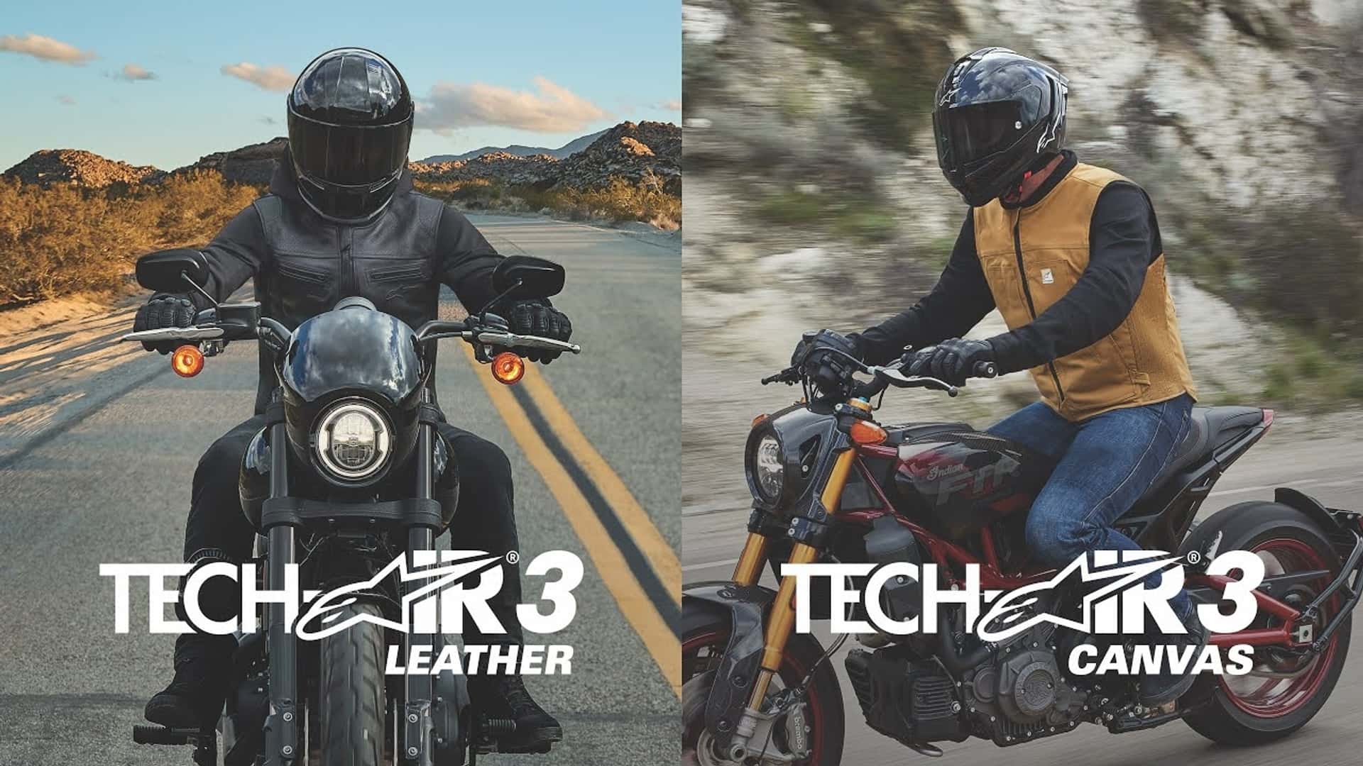Alpinestars’ Drops It's New Tech-Air 3 Canvas And Leather Vests