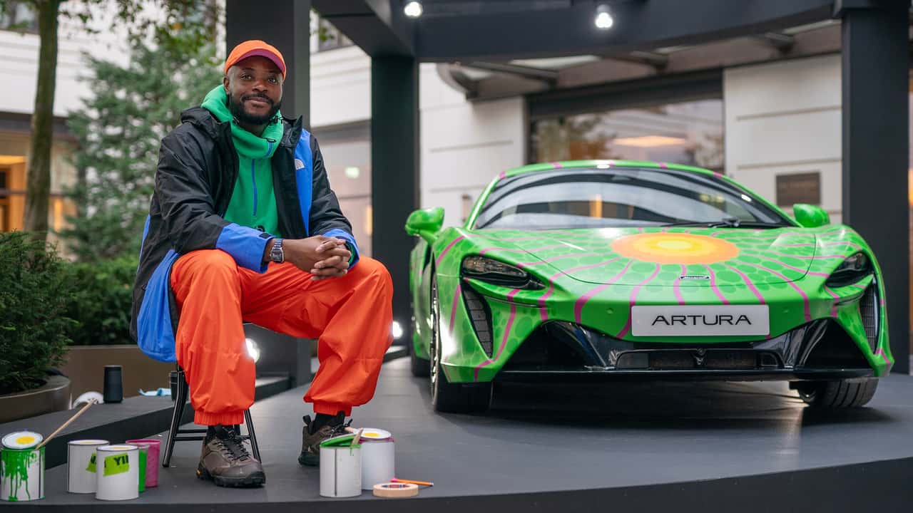 McLaren Artura gets artsy in charity collaboration