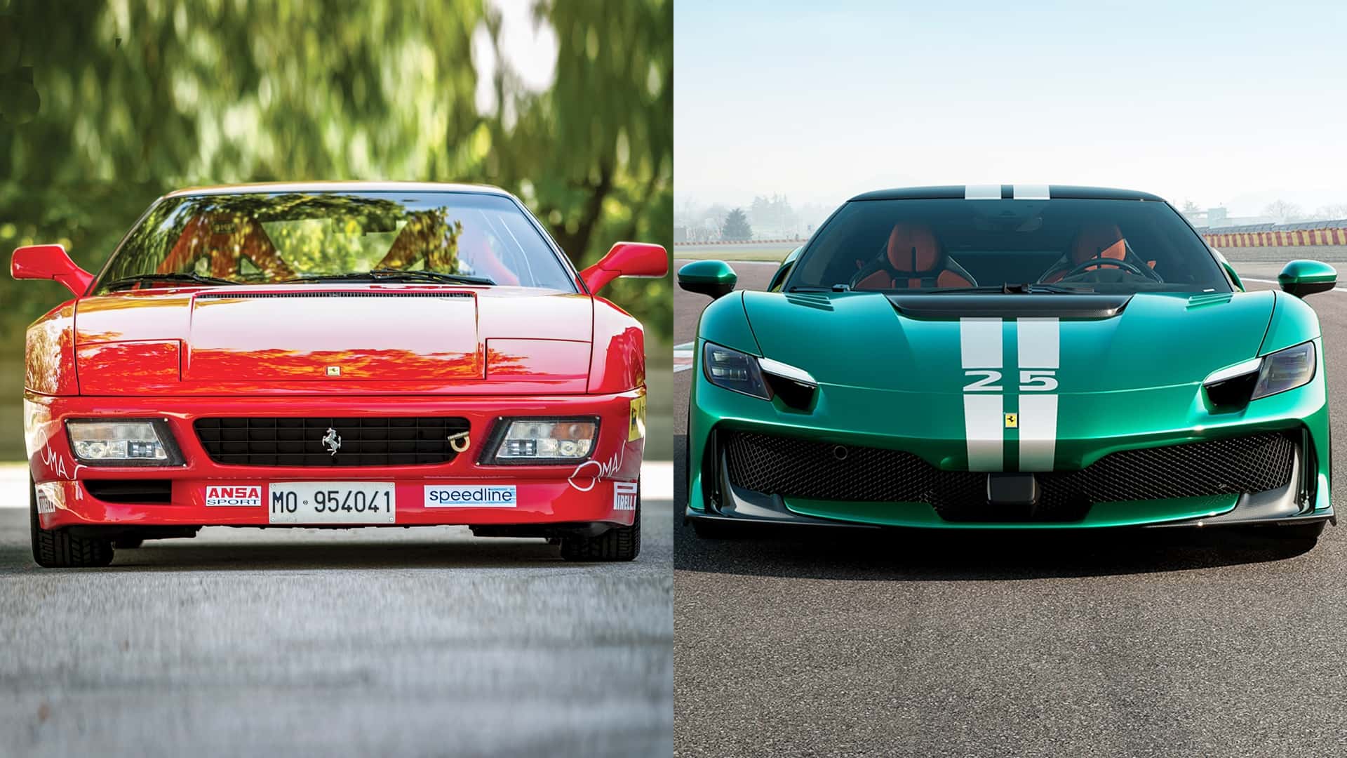 Alle 'Speciale'-Ferraris, vom 348 Challenge bis zum 296 Speciale