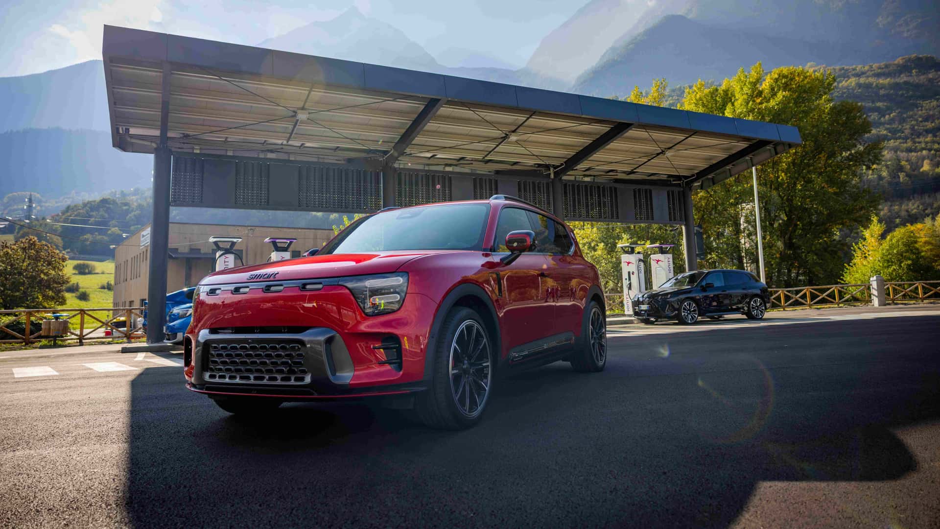 Ecco la prima stazione autostradale per sole auto elettriche