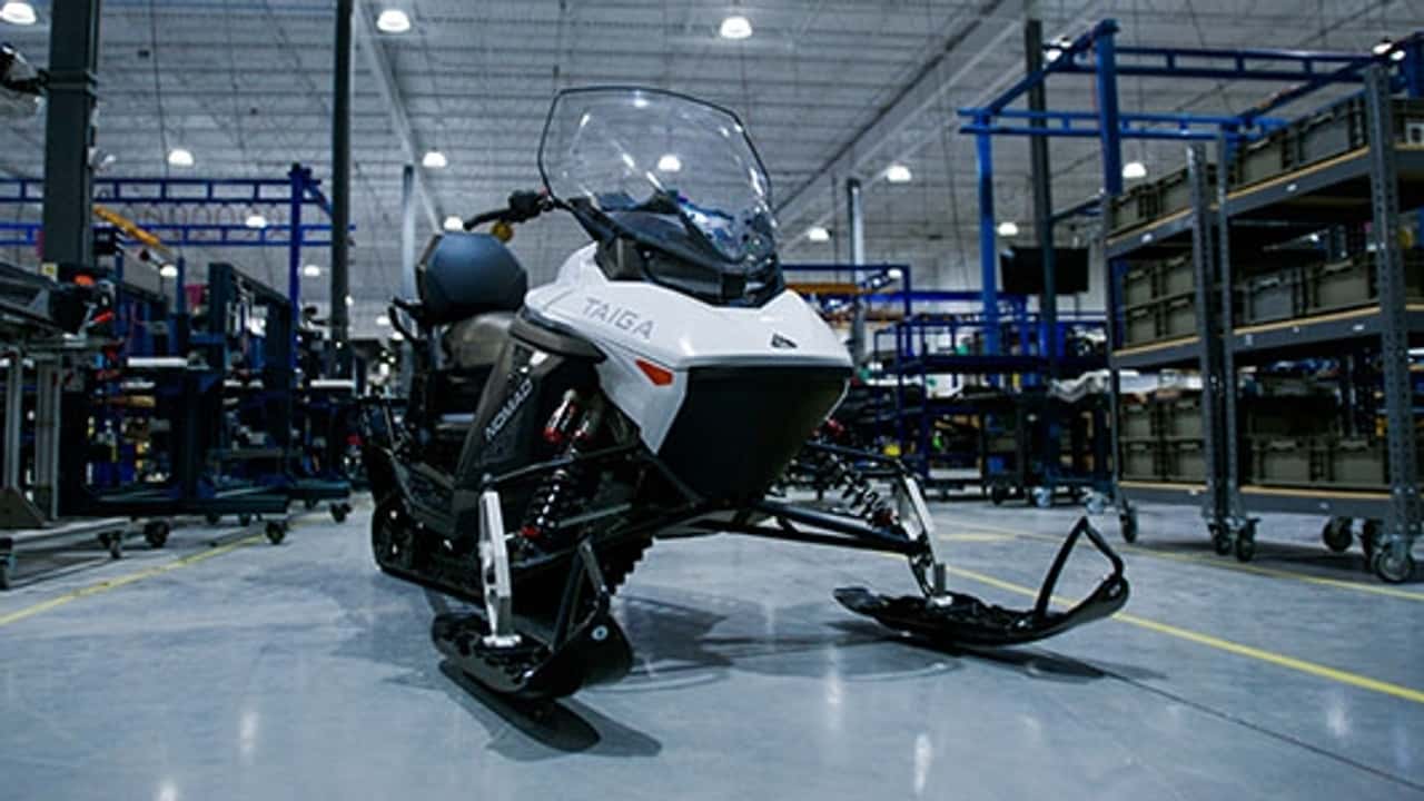 Taiga's All-Electric Nomad Snowmobile Is Now Available Internationally