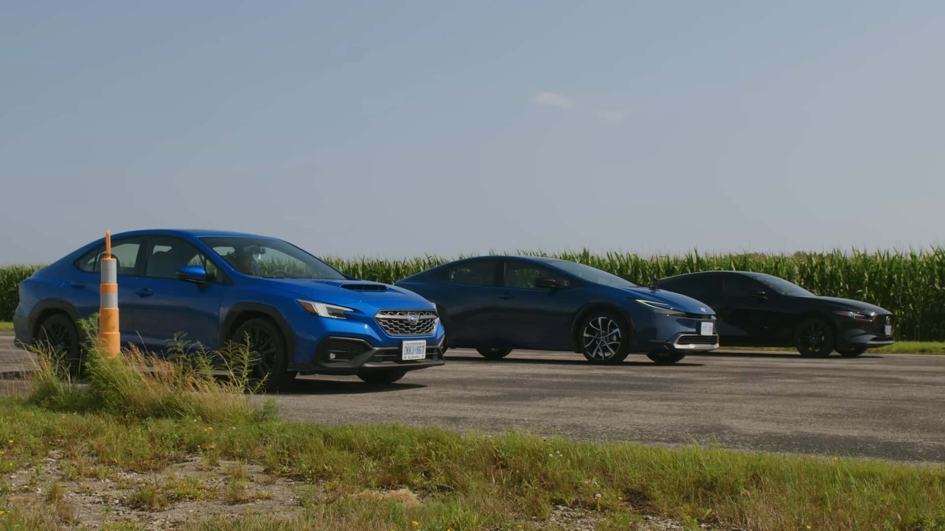 Toyota Prius Prime Vs Mazda3 And Subaru WRX Is A Surprising Drag Race