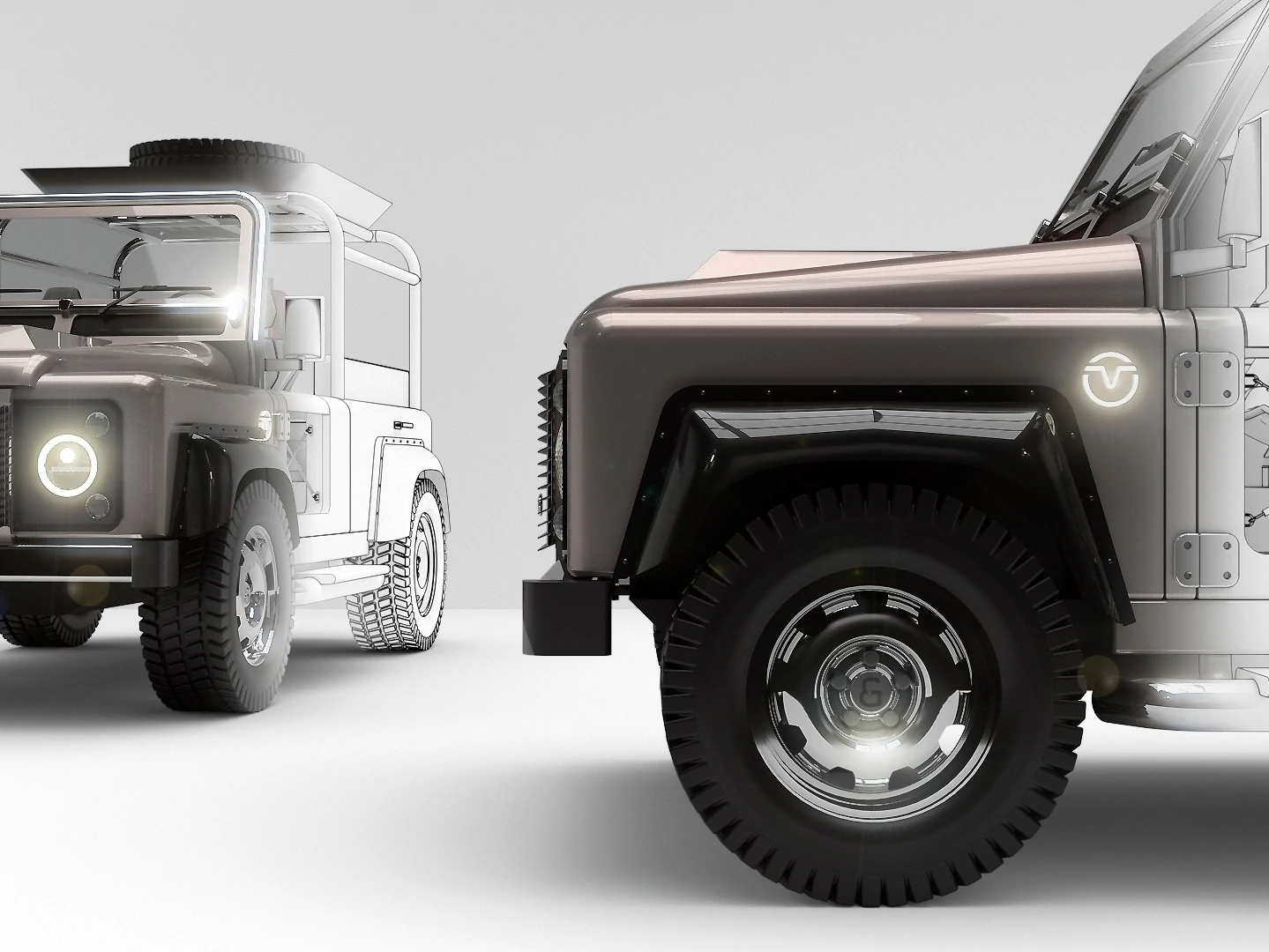 Land Rover Custom Body Kit