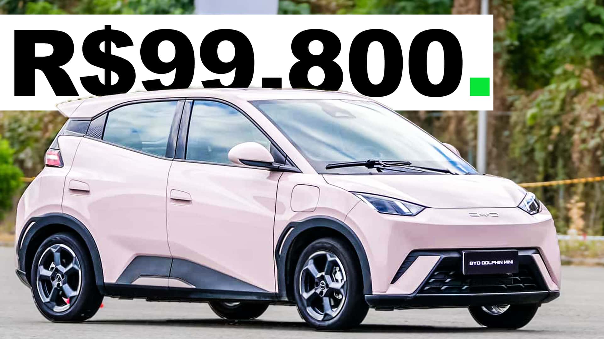 BYD Dolphin Mini custará R$ 99.800 no Brasil, dizem lojas