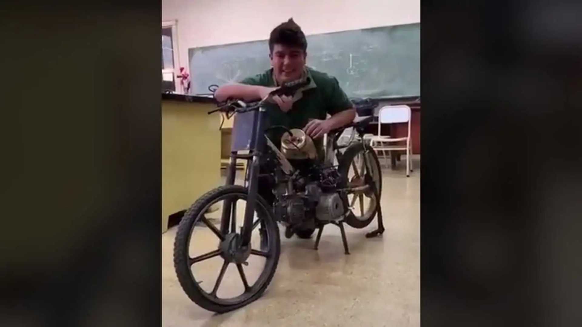 Check Out This Hydrogen-Powered Motorcycle Made By A Student