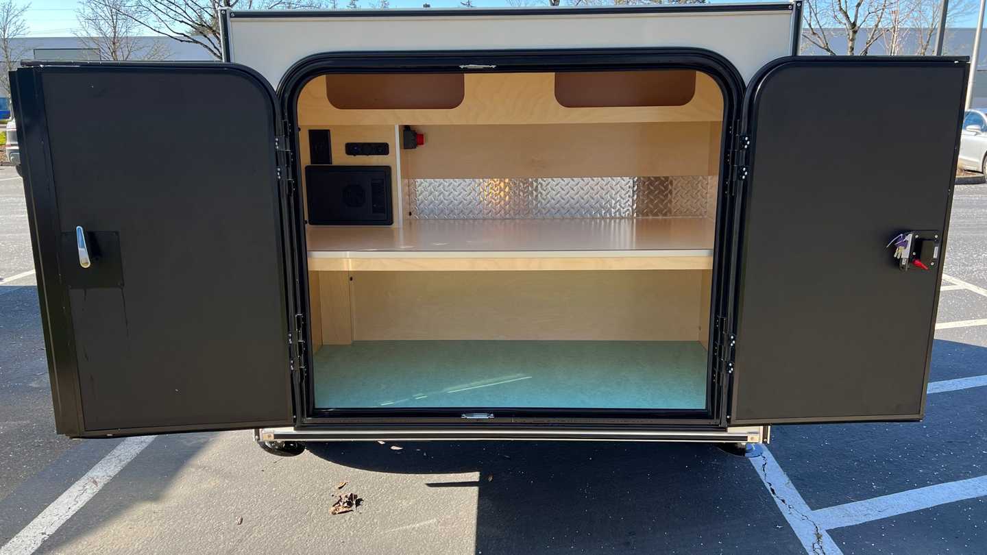The Burnside Is A Cozy Teardrop Camper Trailer With A Twist