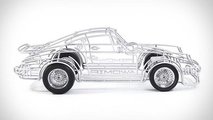 Porsche 911 Wireframe Sculpture Is True Automotive Art