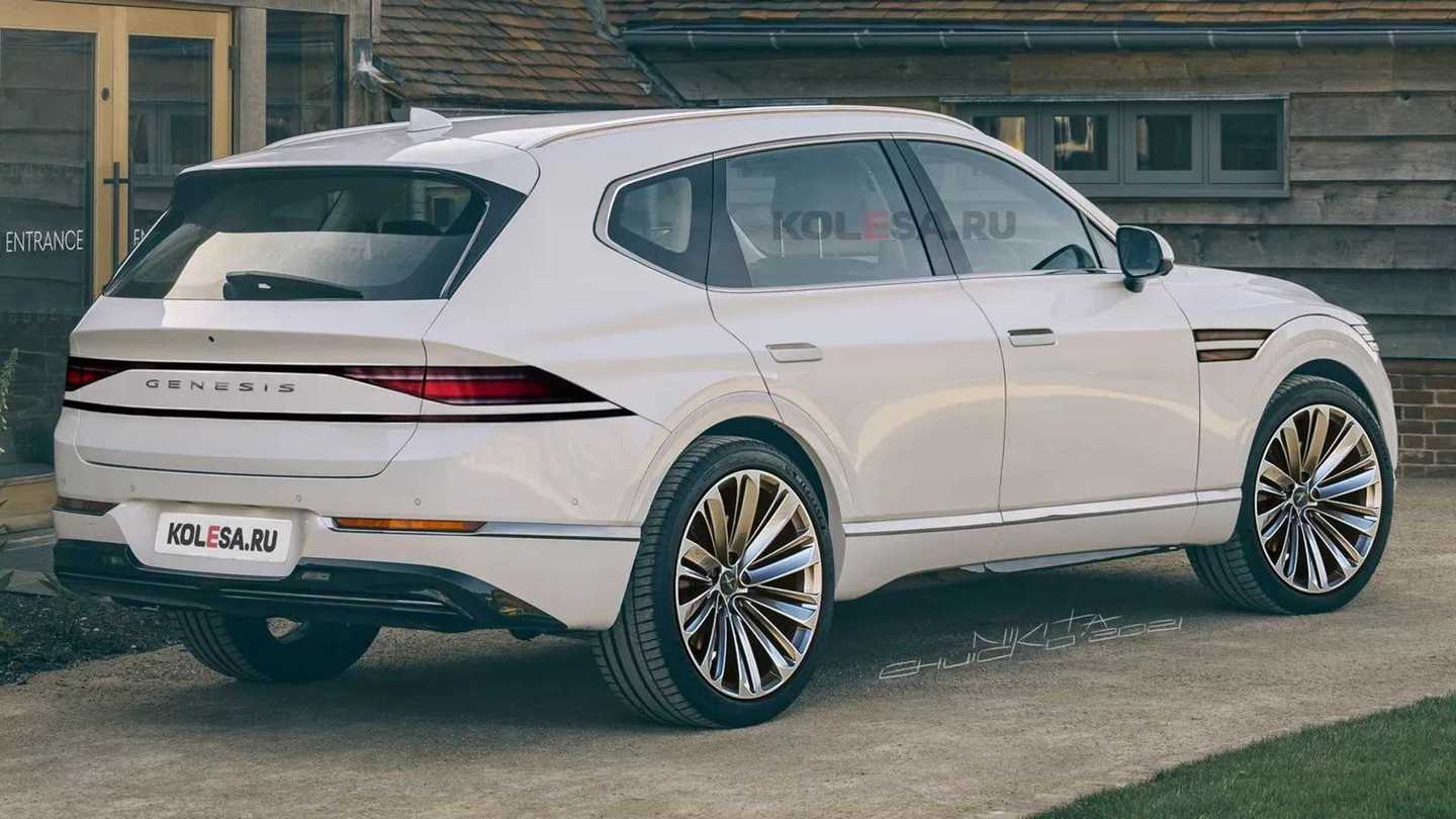 Genesis GV90 Flagship Electric SUV Imagined In Unofficial Renderings