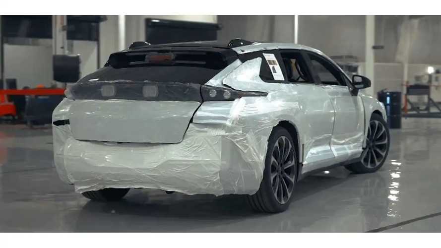 Faraday Future Shows 27-Inch Rear Screen For Zoom Meetings On The Go