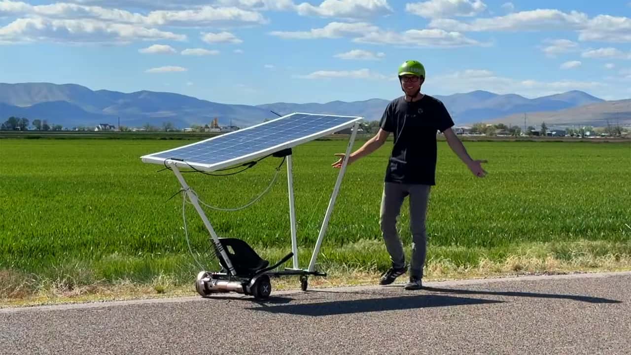 Solar-Powered Hoverboard Go-Kart Looks Like Sketchy Fun