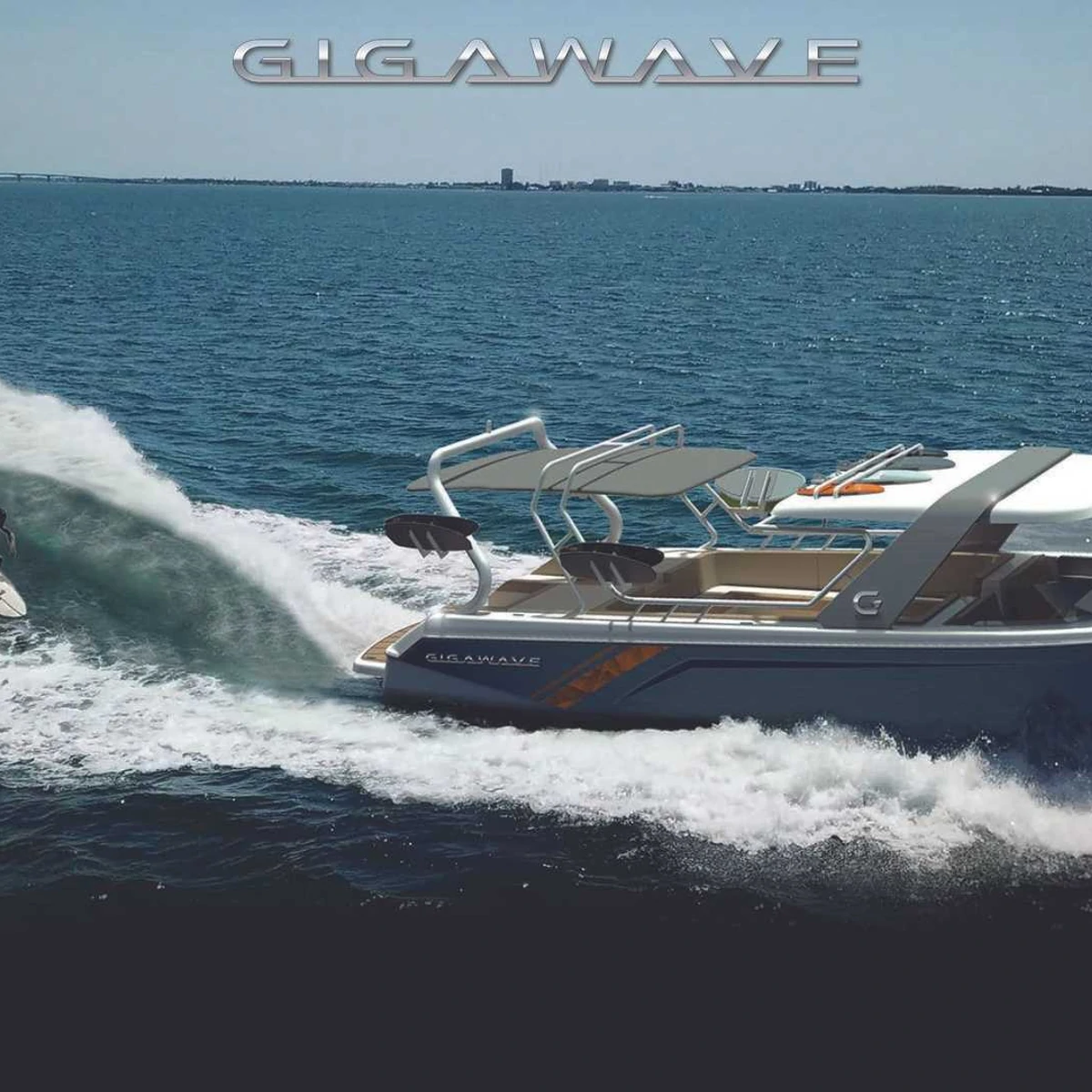 The New Gigawave Wake-Surf Boat Creates A Huge Wave Worthy Of Maui ...