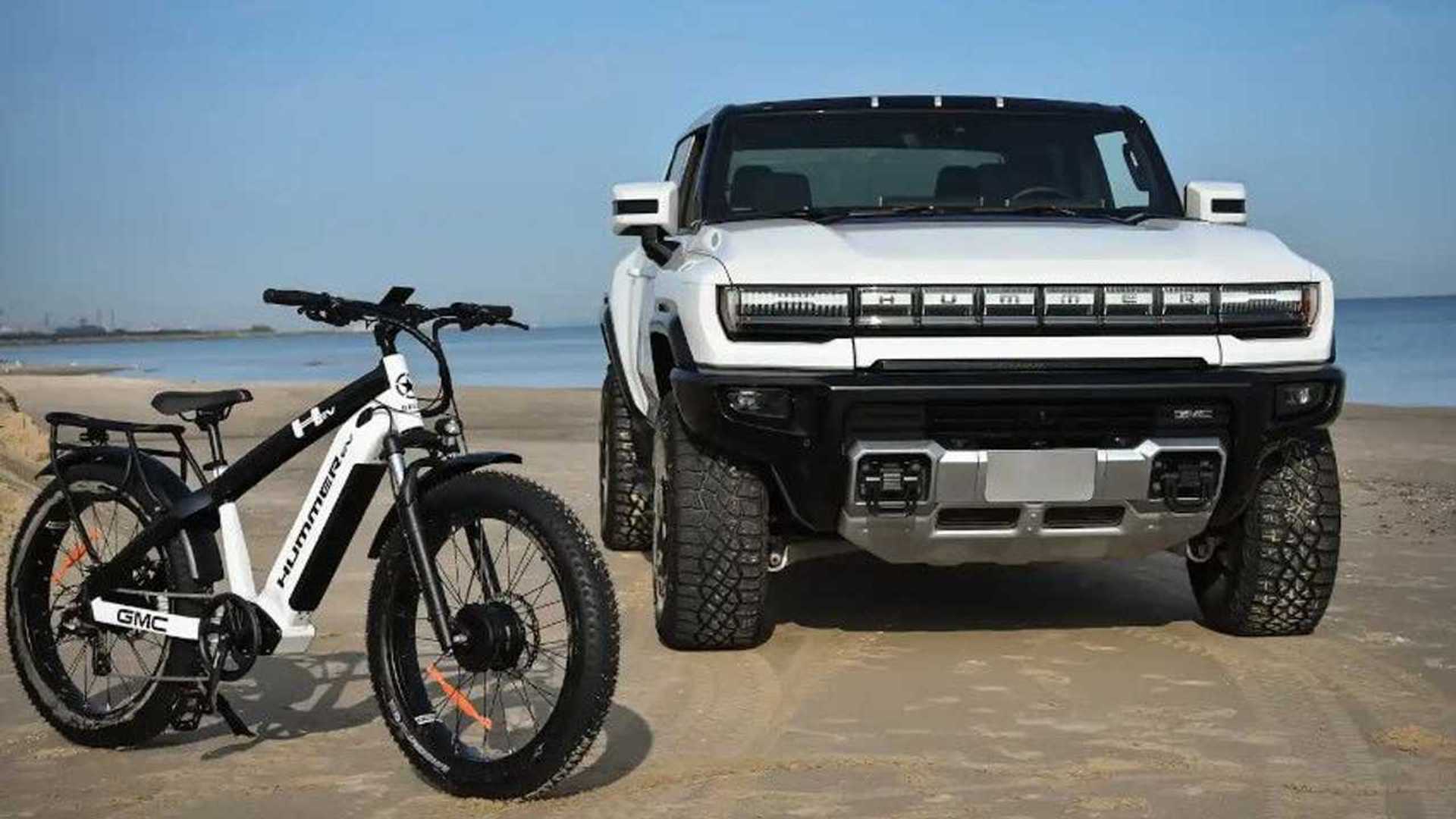 GMC Unveils The Hummer EV All-Wheel-Drive Electric Bicycle