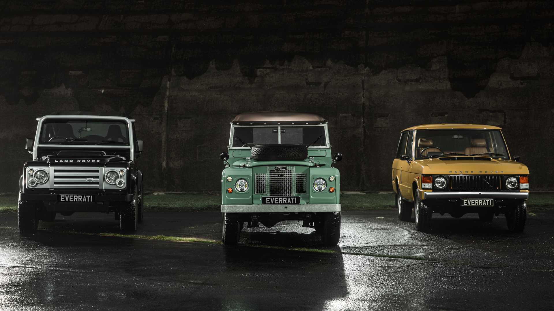 Range Rover e Defender, quelle d’epoca diventano elettriche