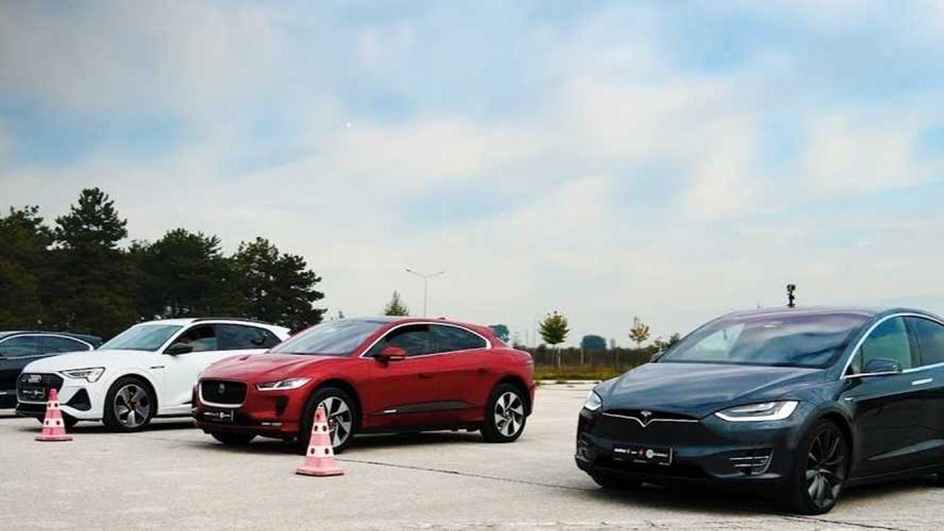Drag Race Listrik, Tesla Model X Ungguli Audi E-Tron dan Jaguar I-Pace