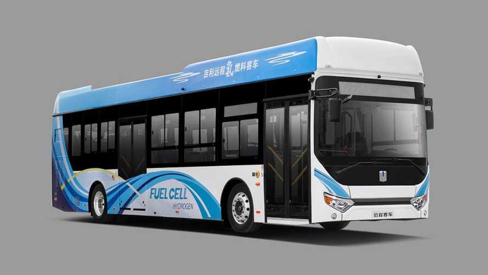 Geely Introduces New Electric Bus And Its First Hydrogen Bus