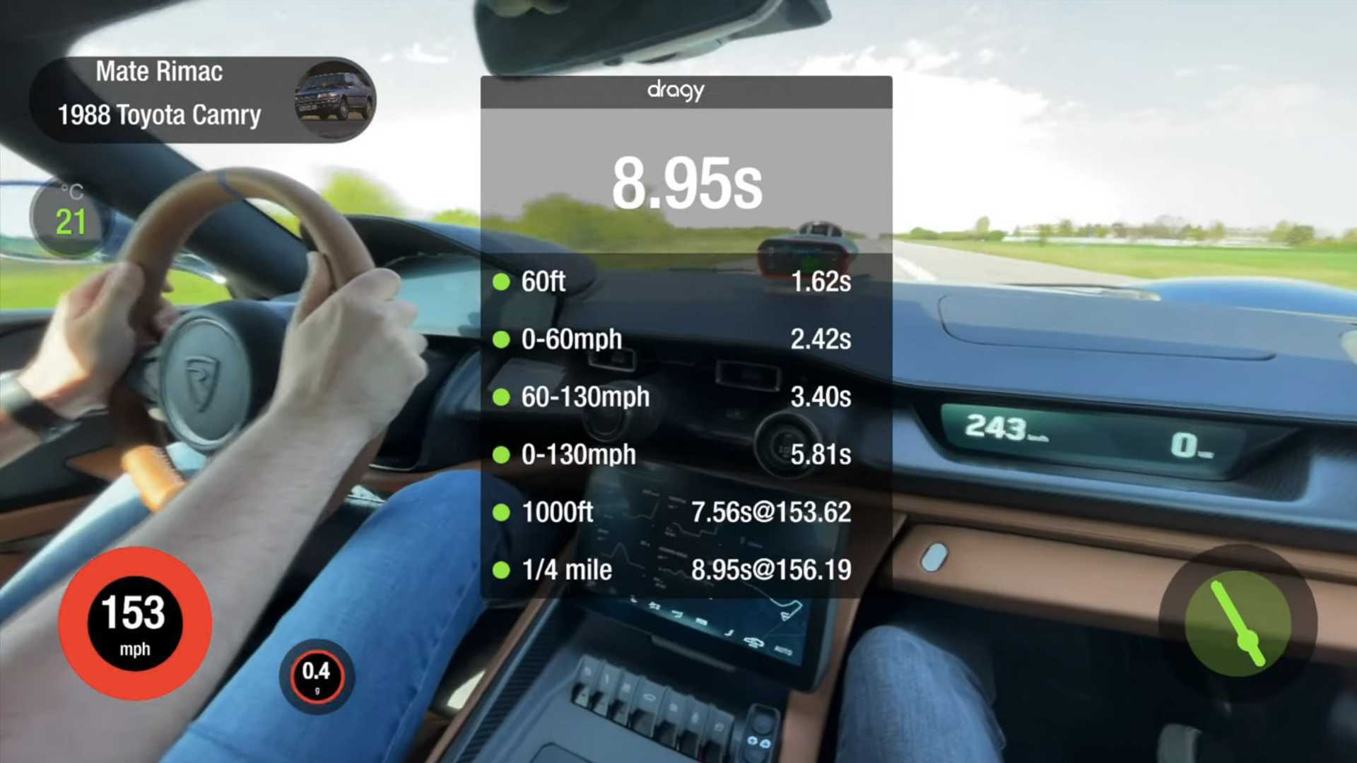 Watch Rimac C_Two Do Crazy Acceleration Runs, Quicker Than Bugatti Chiron