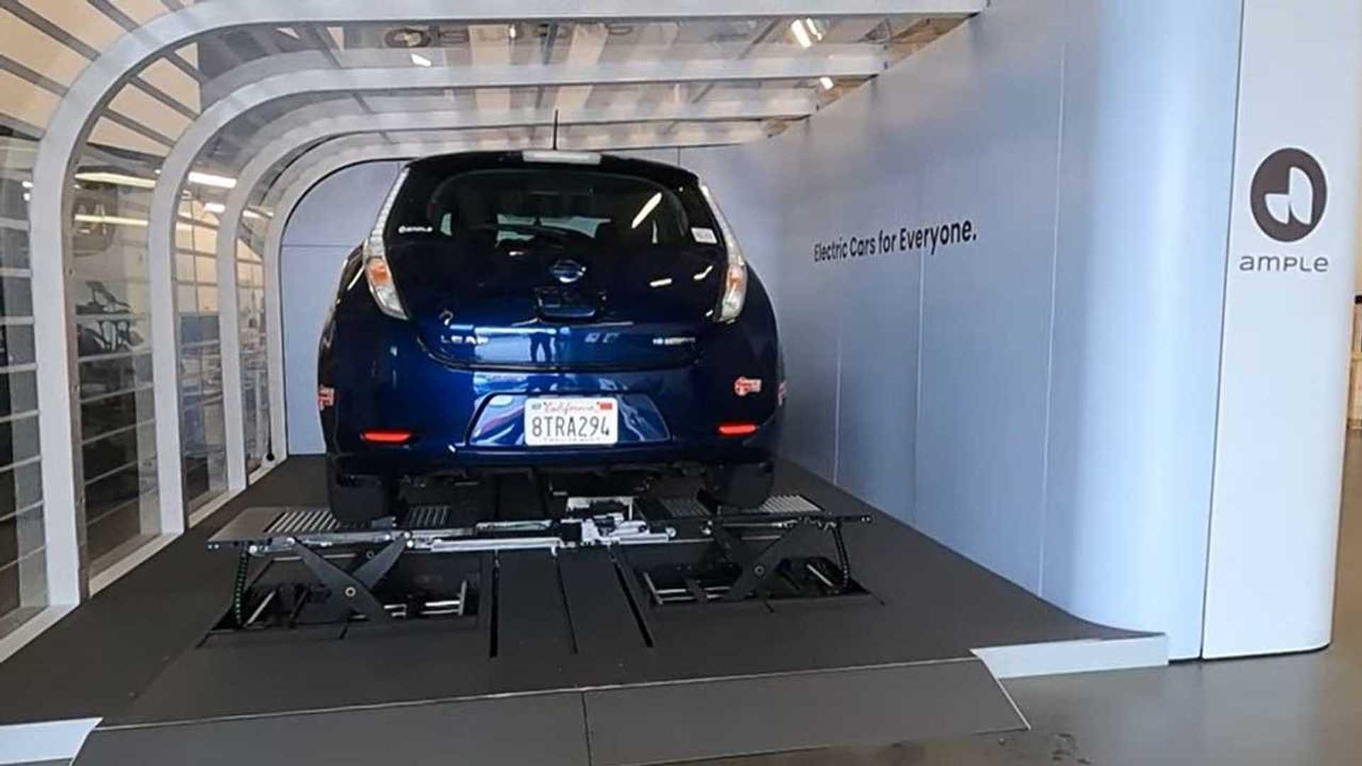 E For Electric Breaks Down Ample's Battery Swap System