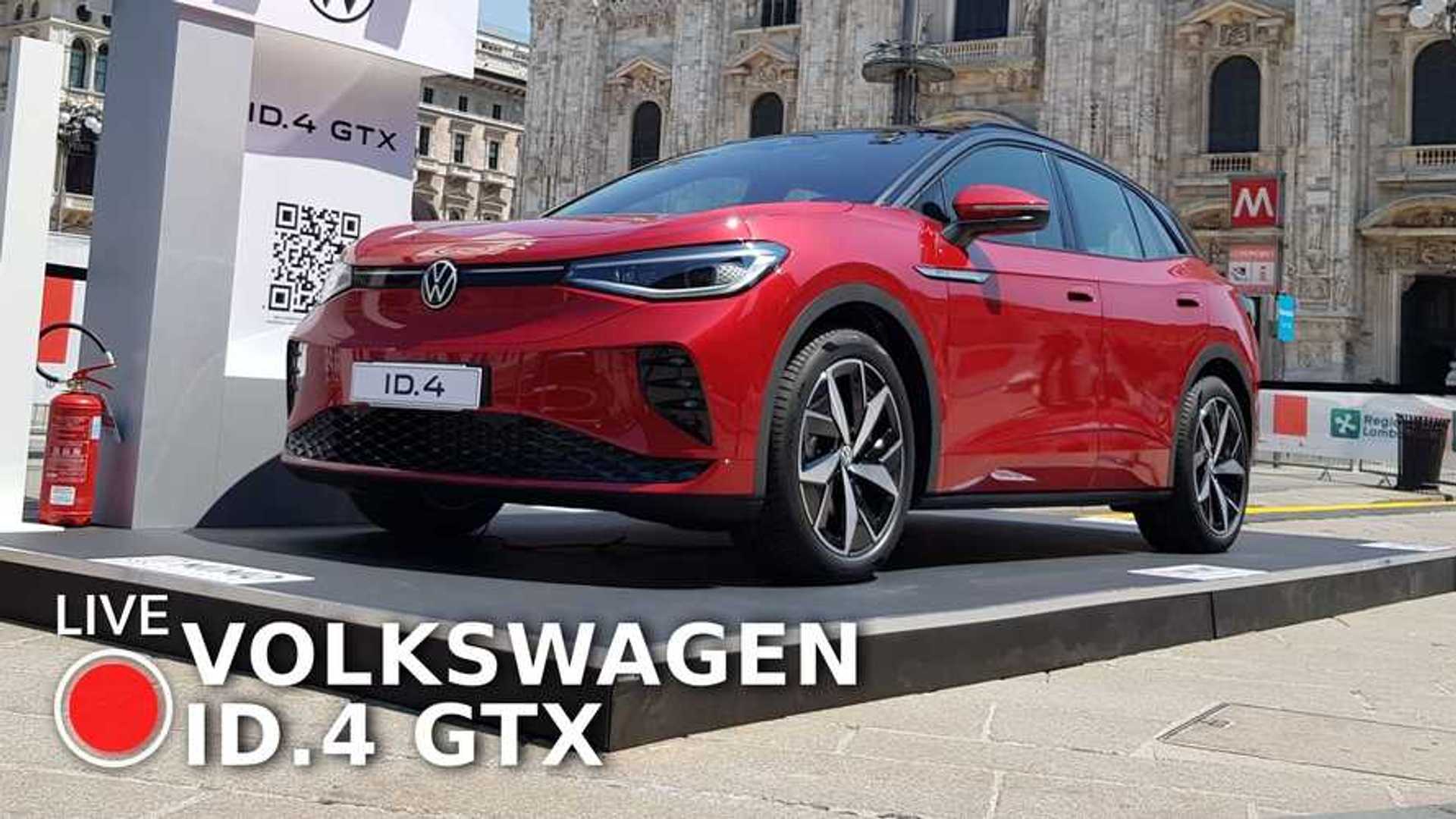 Volkswagen ID.4 GTX, anteprima italiana al Milano Monza 2021