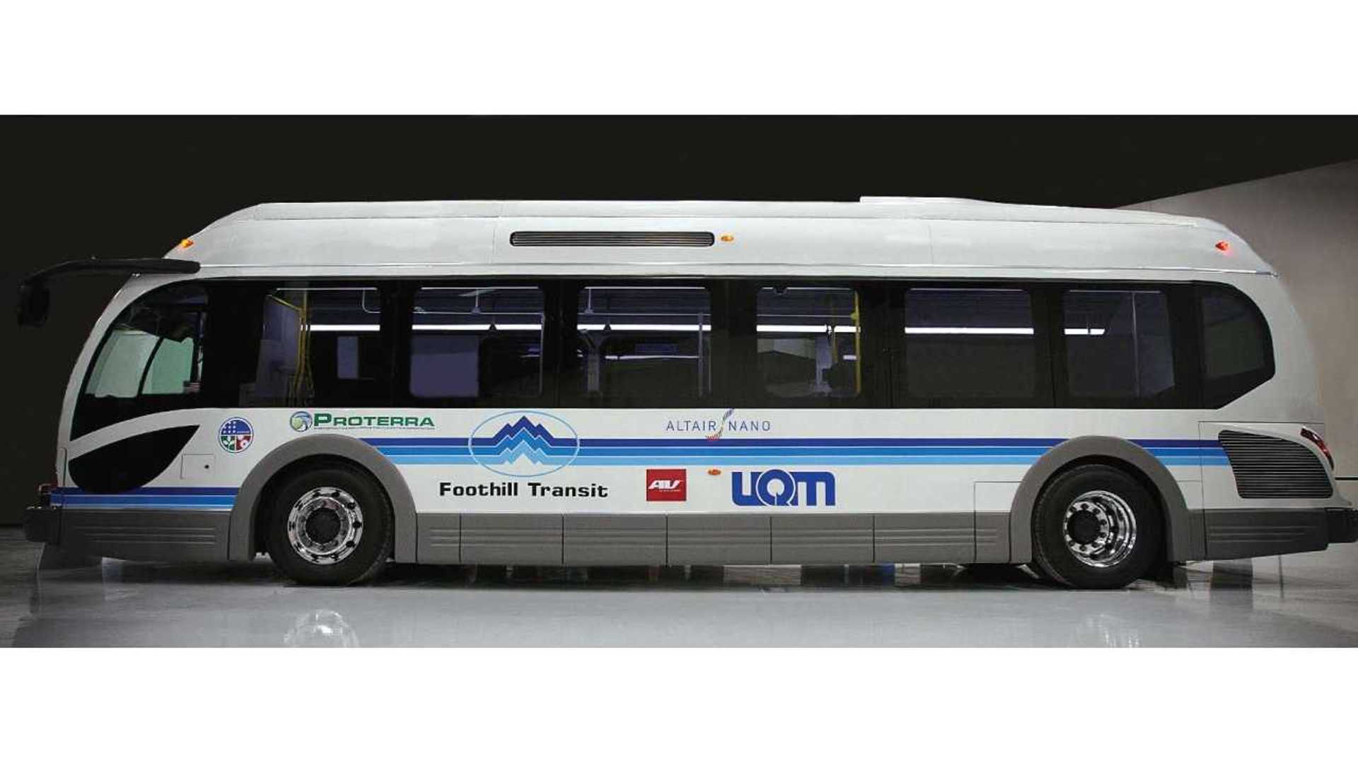 Proterra Announces Largest-Ever U.S. Order For Electric Buses