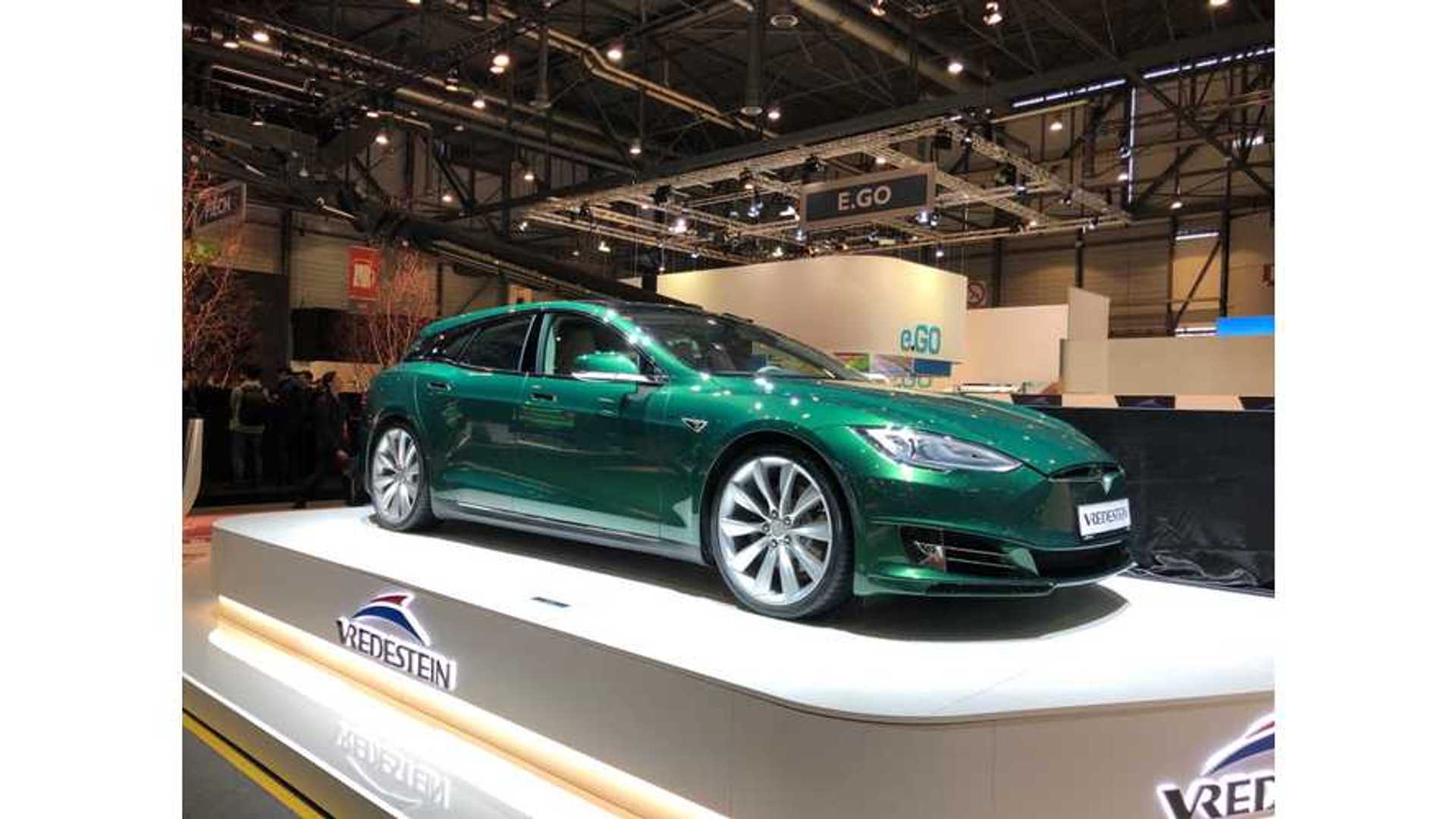 Tesla Model S Shooting Brake Shows Up In Geneva