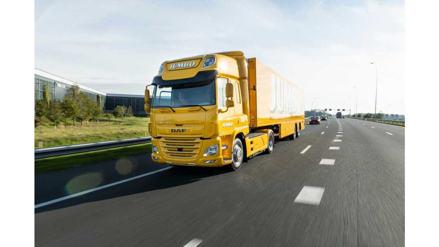 DAF Trucks Delivers First All-Electric CF Truck To Jumbo