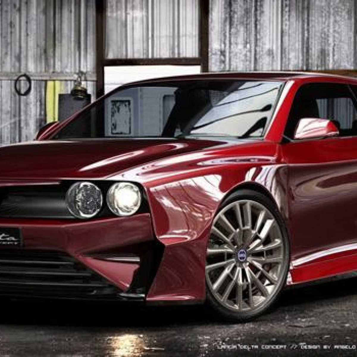 Lancia Delta Integrale Concept LIVERY DESIGN FENICE105 Lancia Delta