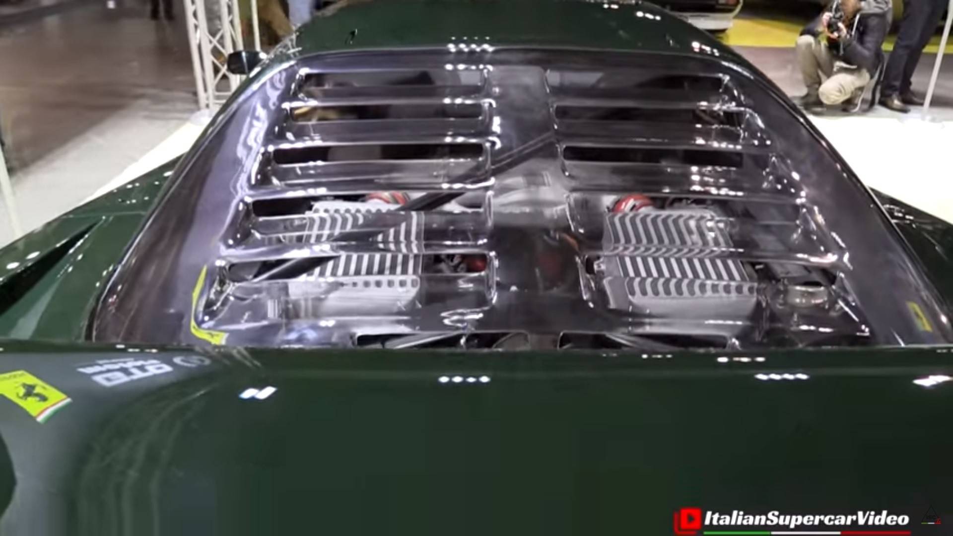 Un Ferrari F40 pintado en verde abeto, ¿genialidad o locura?