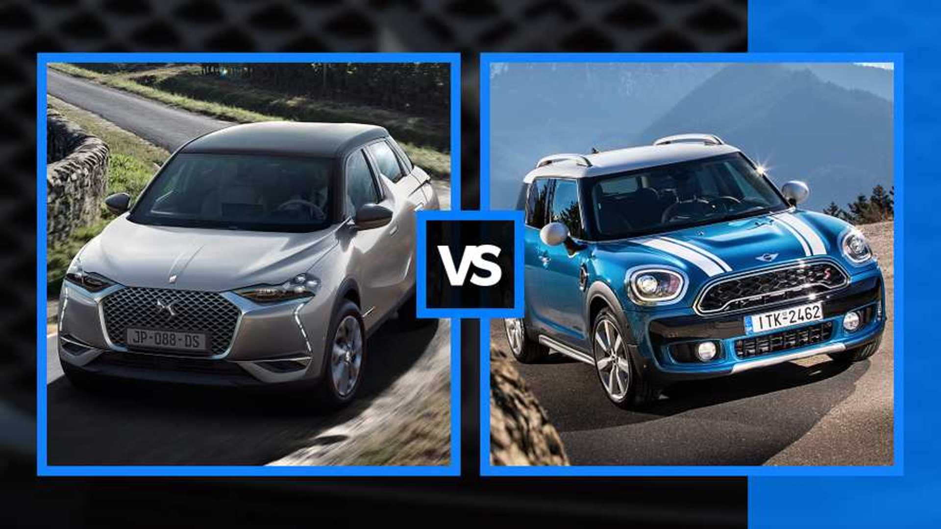 DS 3 CROSSBACK 2019 vs. MINI Countryman 2018, duelo de cifras
