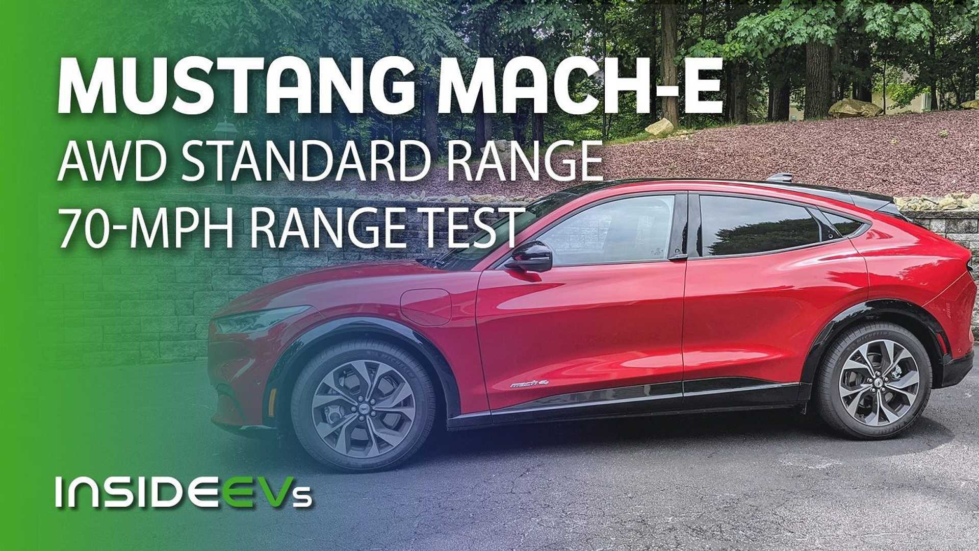 Mustang Mach E Standard Range AWD 70 MPH Range Test
