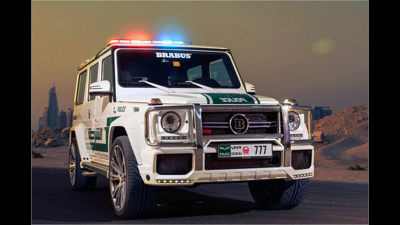 Polizeiautos von Bugatti, Ferrari, Lamborghini und Co.