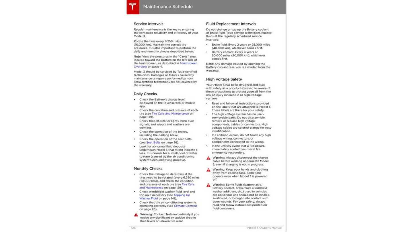 Tesla Includes Rust Prevention In Updated Model 3 Owner's Manual