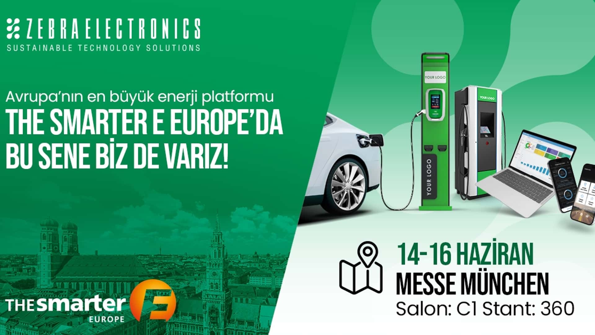 Zebra Elektronik, The Smarter E Europe'a katılacak