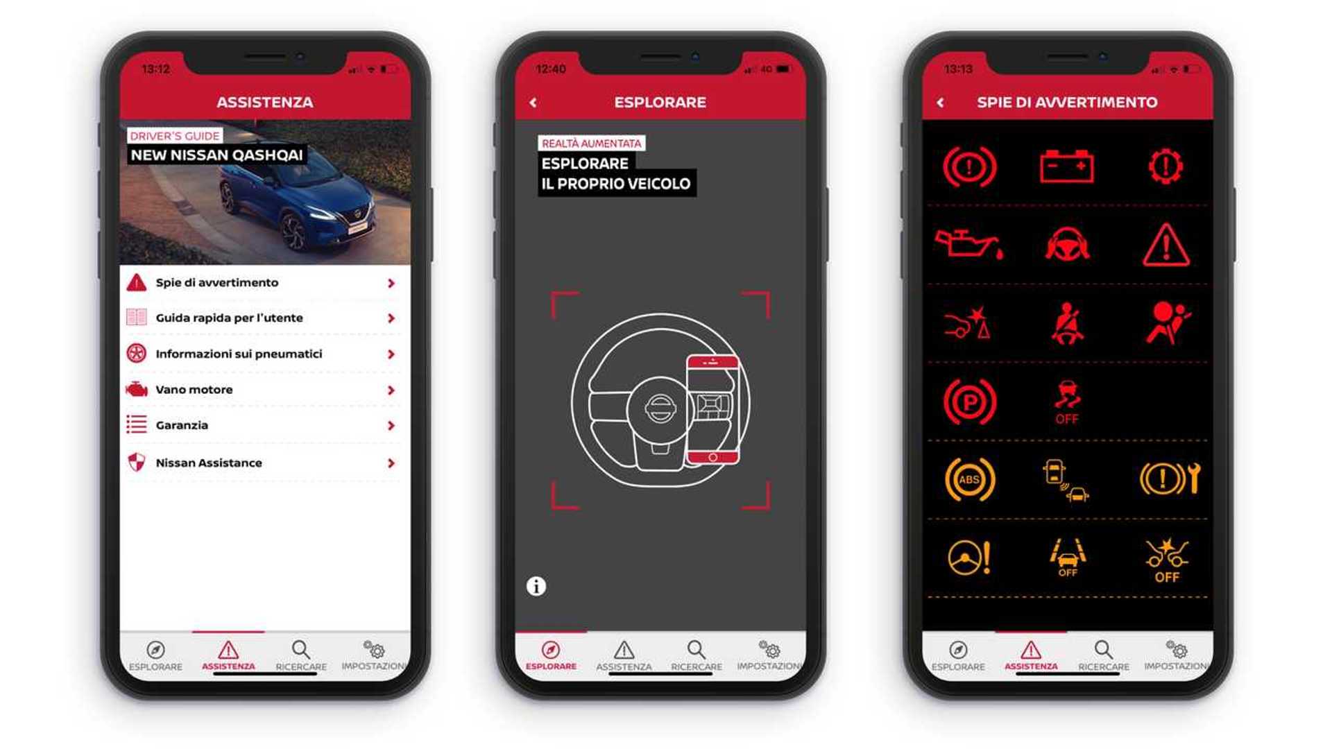Come funziona l'app Nissan Driver's Guide di Qashqai