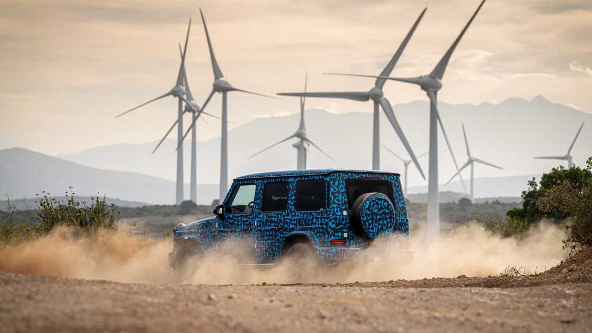 Mercedes EQG, la prima prova del super fuoristrada elettrico