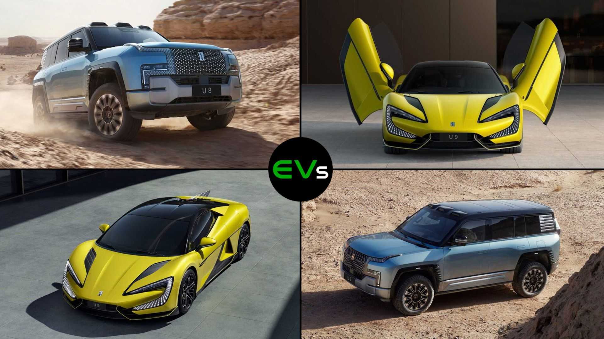 BYD Yangwang U8 und U9: Ein Offroader und ein Supersportler
