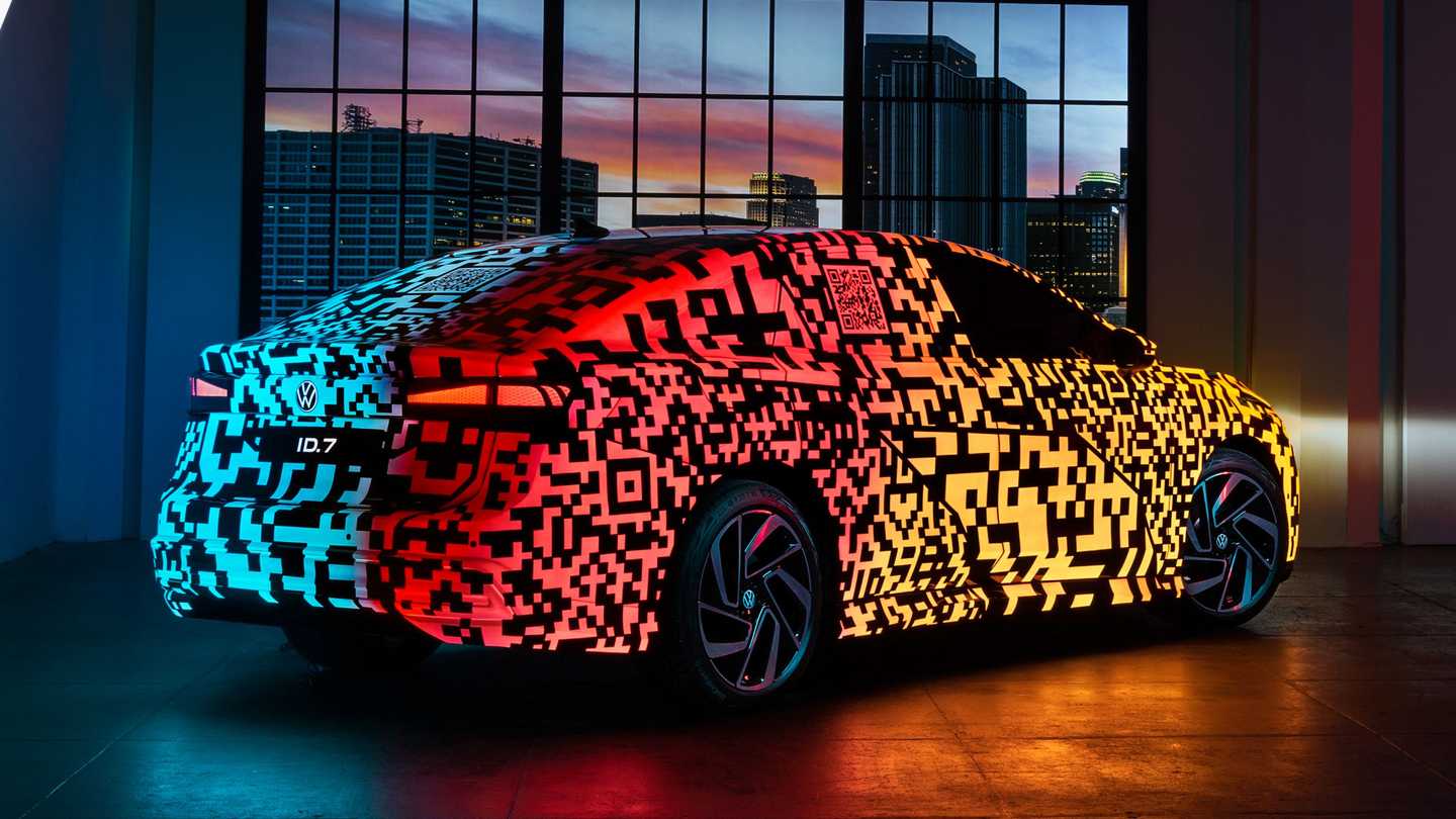 Volkswagen ID.7 Electric Sedan Debuts At CES, Destined For US
