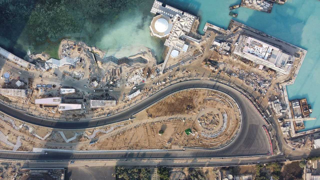 F1 2021 game shows off ultra-fast Jeddah street track for Saudi GP