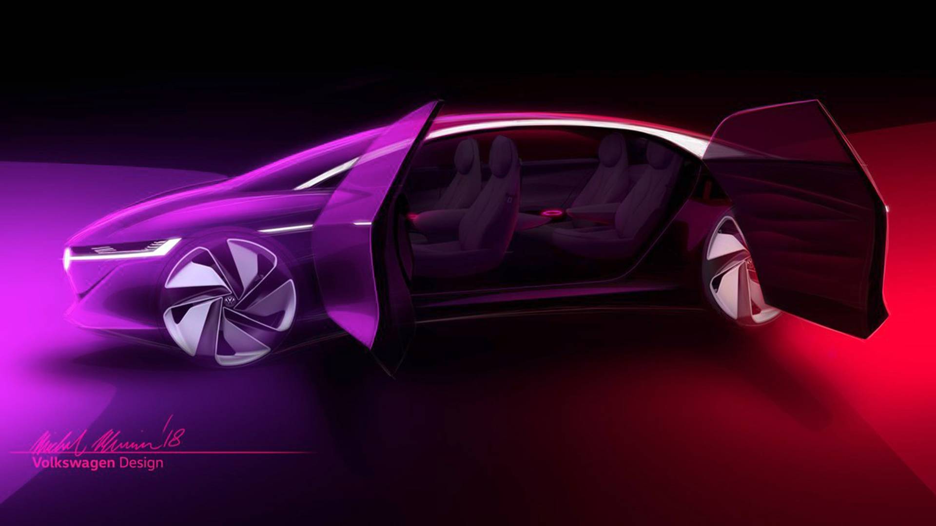 VW I.D. Vizzion aparece em teaser e antecipa sedã comandado por voz e ...