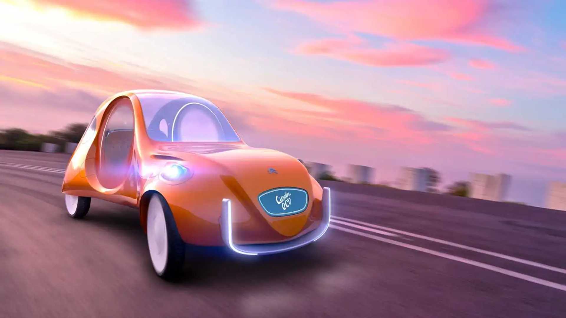 Citroën eCV - La 2CV du 21ème siècle imaginée